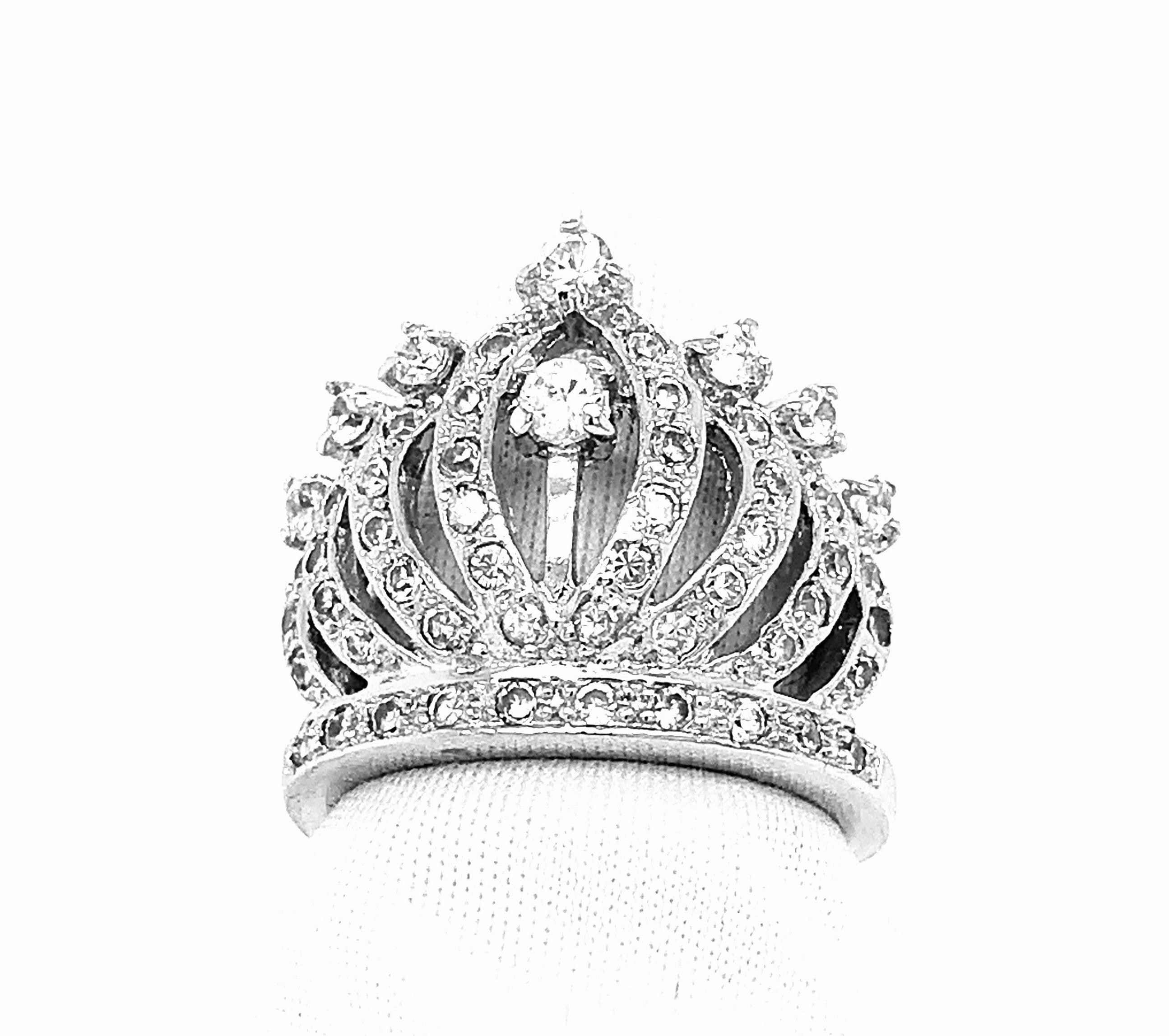 Sterling Silver Tiara Ring – Dominique's Jewelry