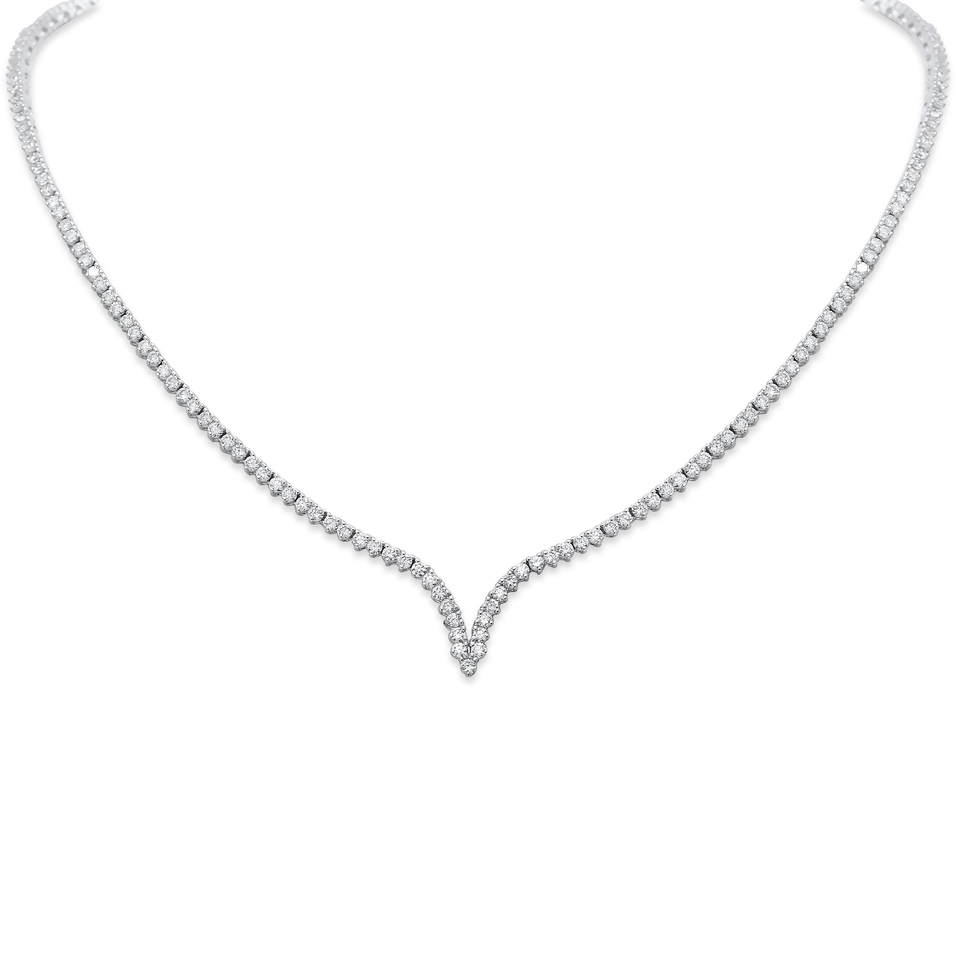 Diamond Tennis Necklace – Dominique's Jewelry