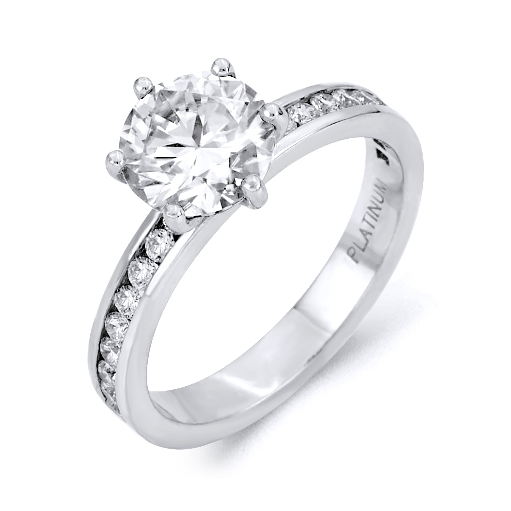 Moissanite Engagement Ring – Dominique's Jewelry